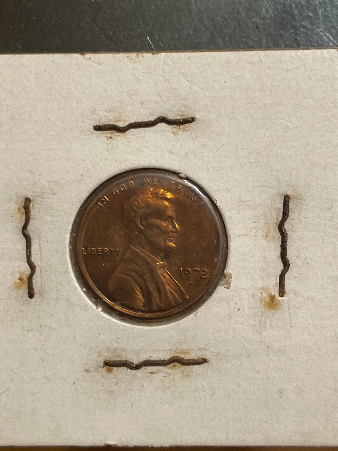 1972 Penny “lincoln Memorial” S Mint Mark - Etsy
