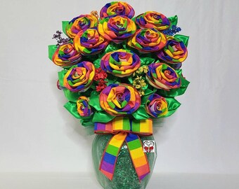 Gay Pride Bouquet | Etsy