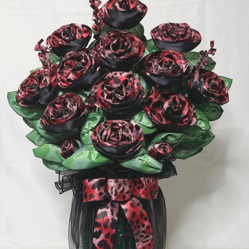 Printed Roses - Etsy