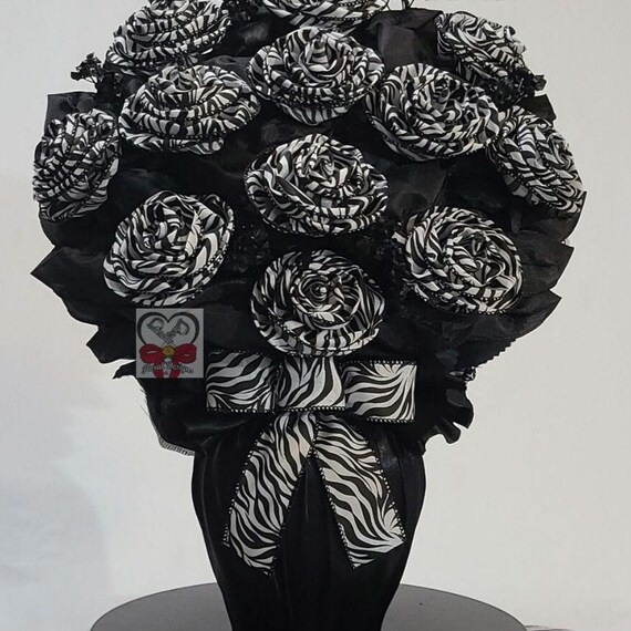 Zebra Flower Arrangement