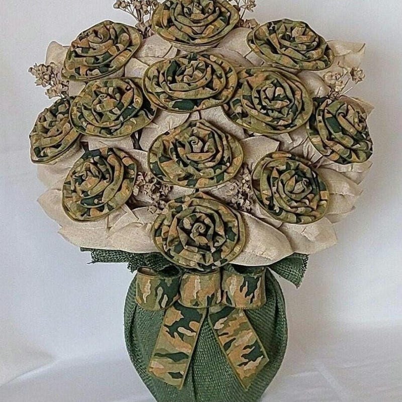 Camouflage Flowers - Etsy