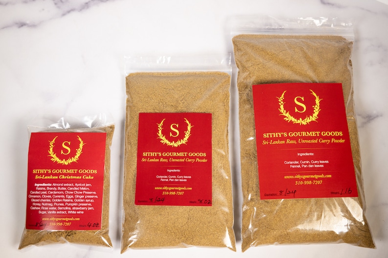 Sri Lankan Unroasted Curry Powder - Etsy