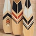 Monarch Collection // Painted Paddles // Hand Painted Decorative Canoe ...