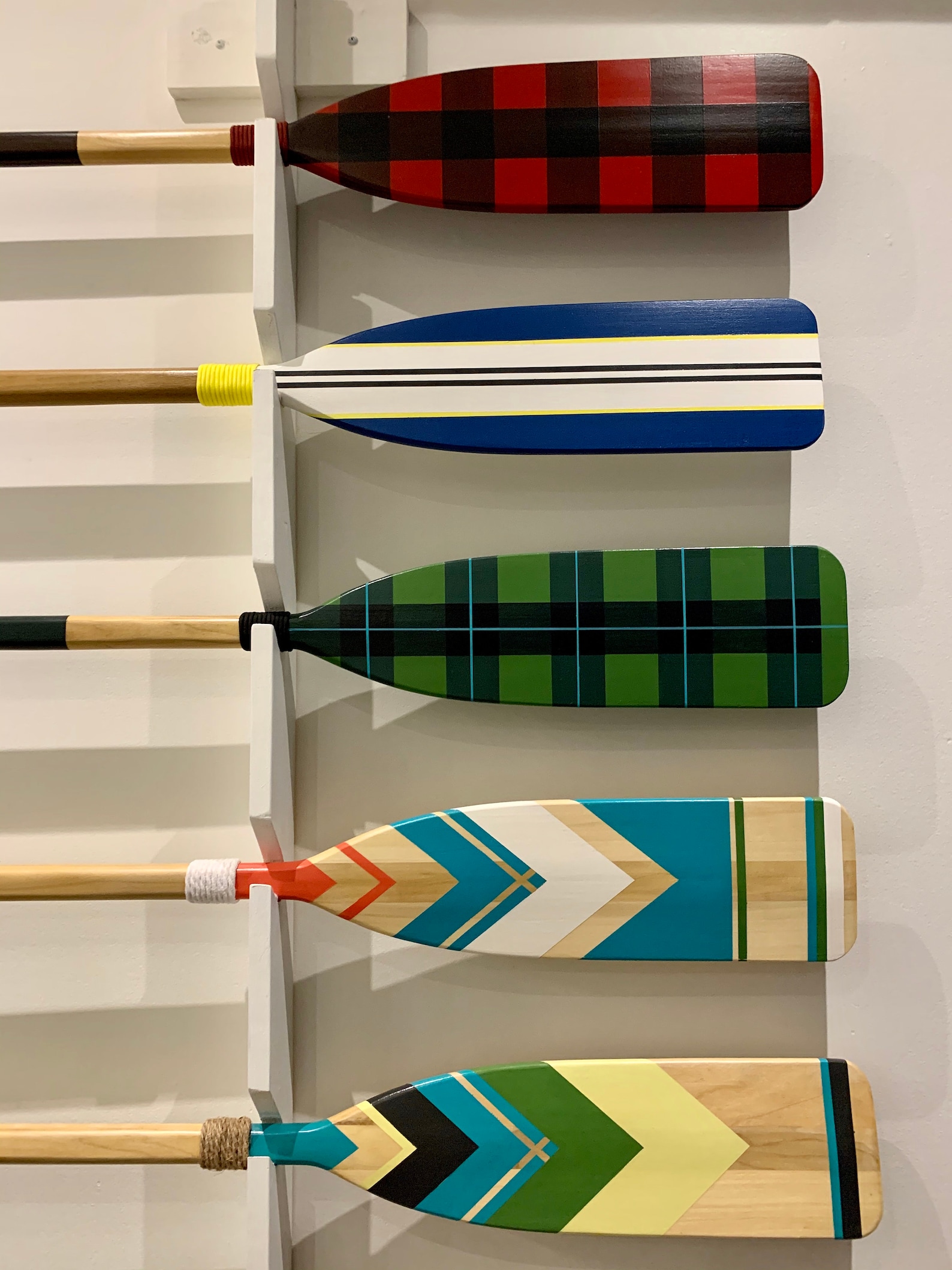 Hand Painted Oar Nautical Design Home Decor Ideas | Etsy