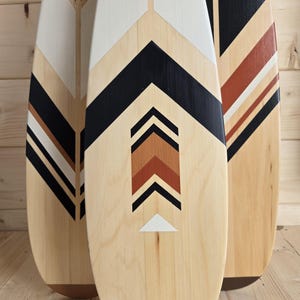 Monarch Collection // Painted Paddles // Hand Painted Decorative Canoe ...
