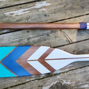 Painted Paddles // Hand Painted // Coastal Decor // Cottage Decor ...