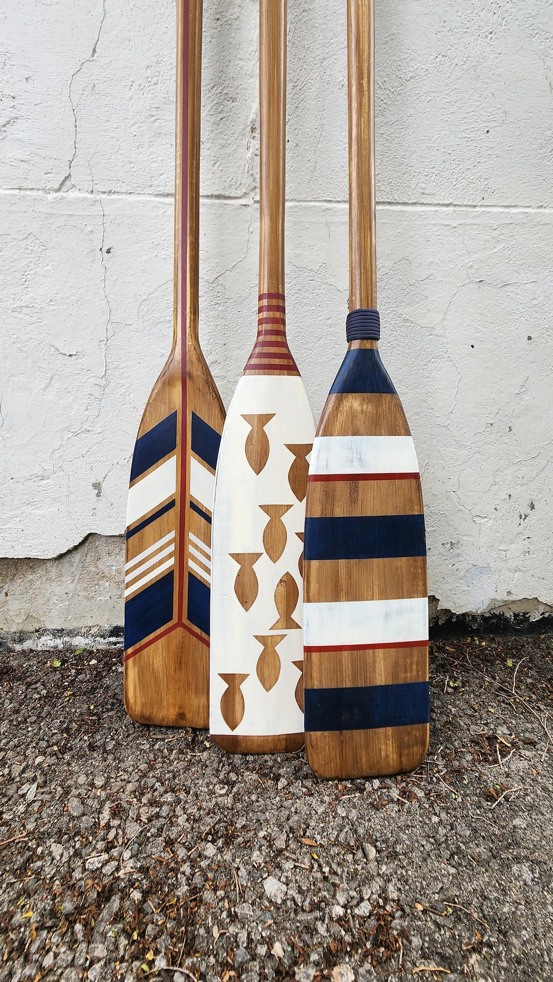River Collection // Painted Paddles // Choose 1-3 Decorative Canoe ...
