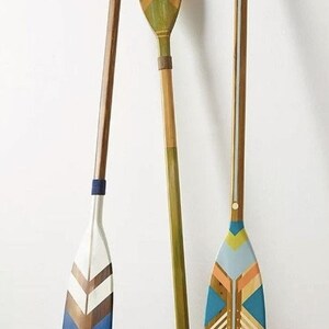 Lakehouse Design // Painted Paddles // Hand Painted // Coastal Decor ...