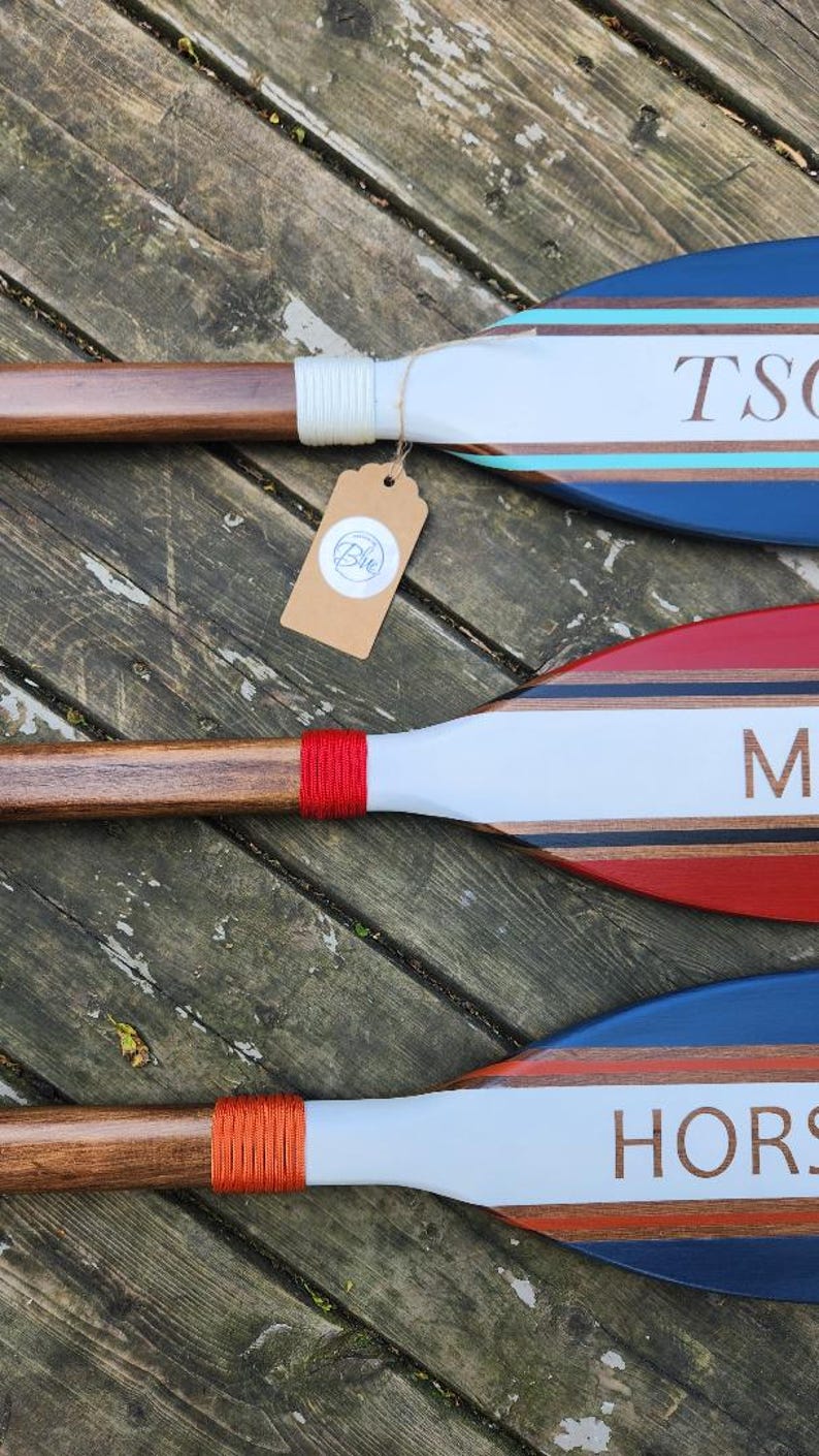 Custom Painted Paddles // Corporate Gift // Personalized Wedding Gift ...