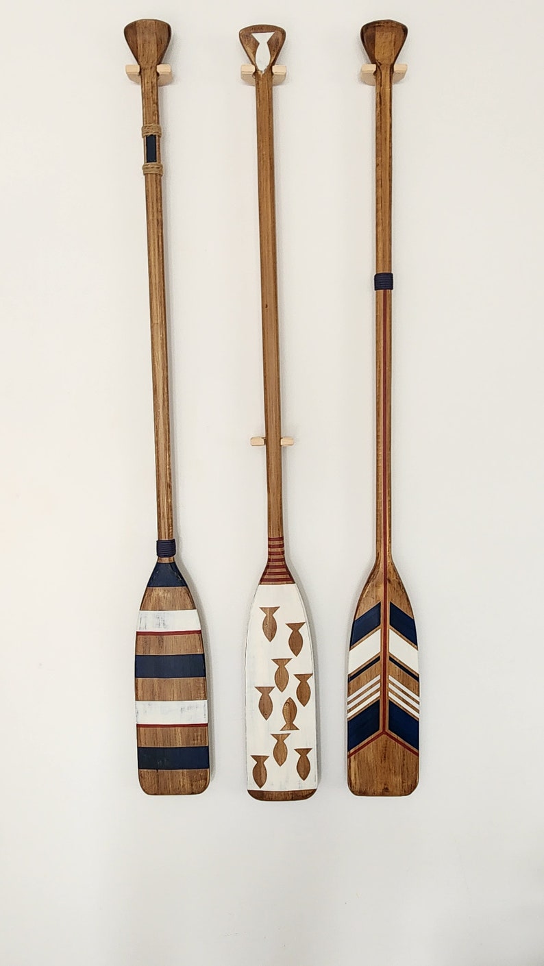 River Collection // Painted Paddles // Choose 1-3 Decorative Canoe ...