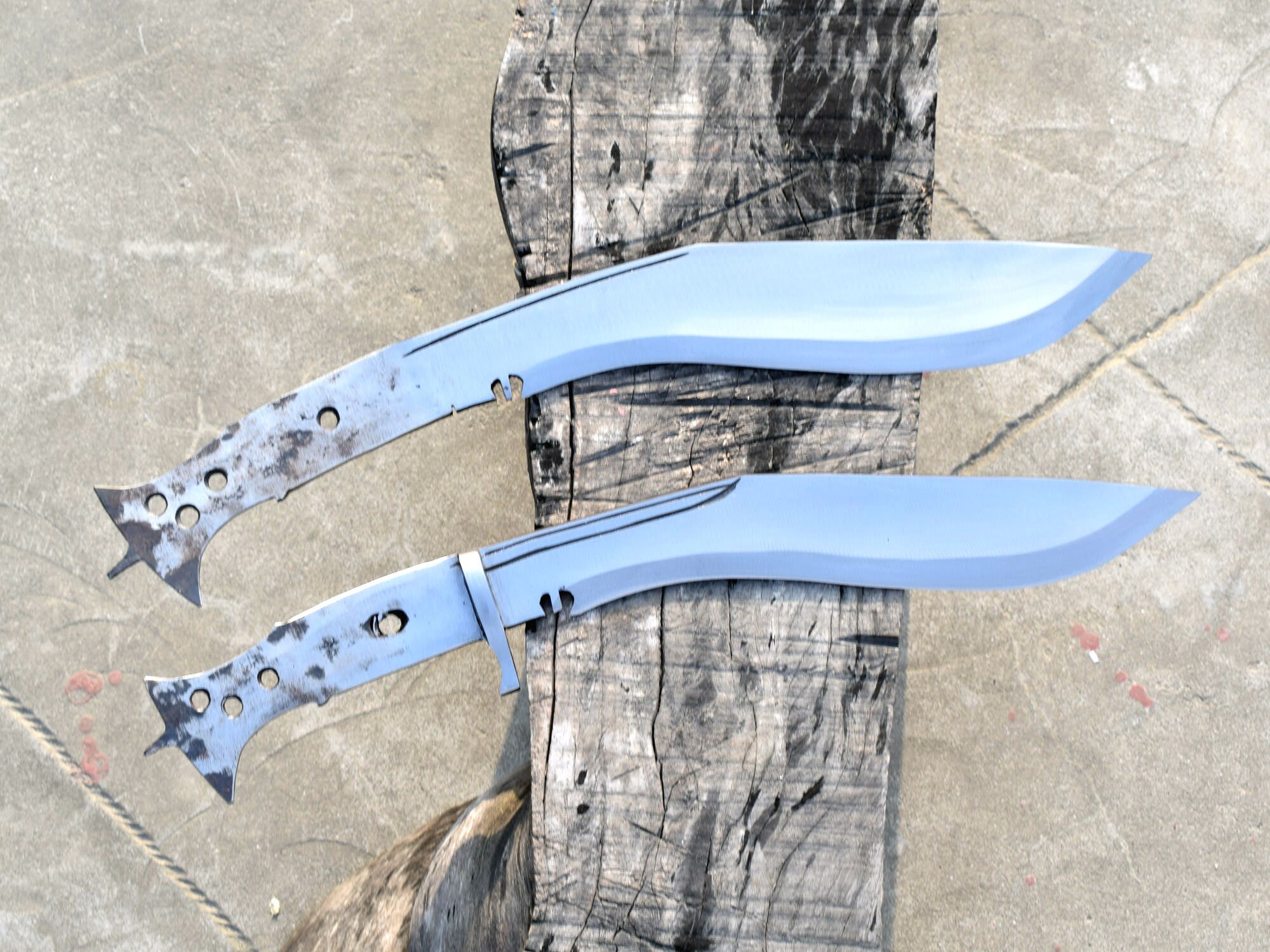 Nepalese Handmade/ Gurkha Issue, Blank Kukri,kukri Knife, Fighting ...