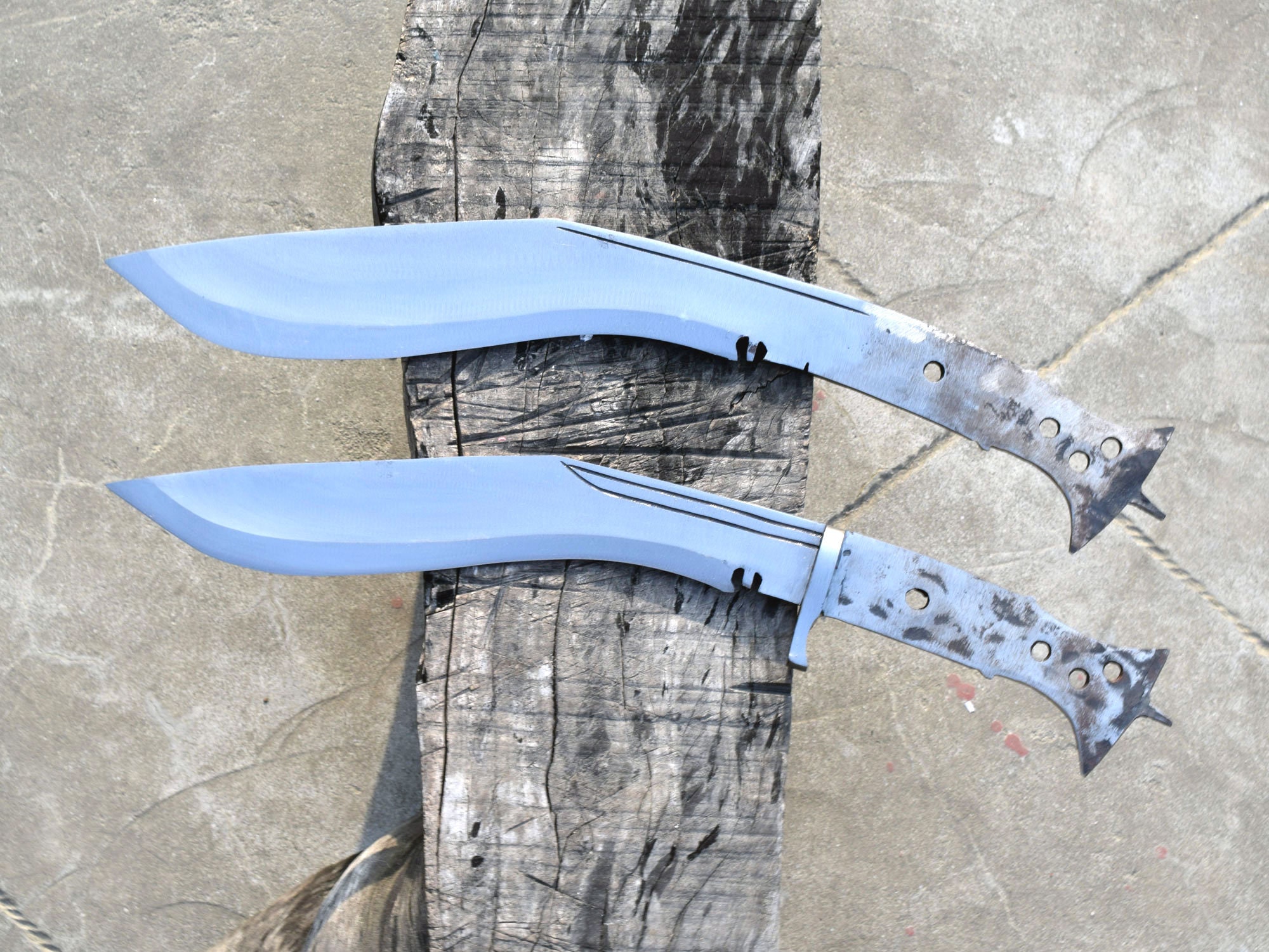 Nepalese Handmade/ Gurkha Issue, Blank Kukri,kukri Knife, Fighting ...