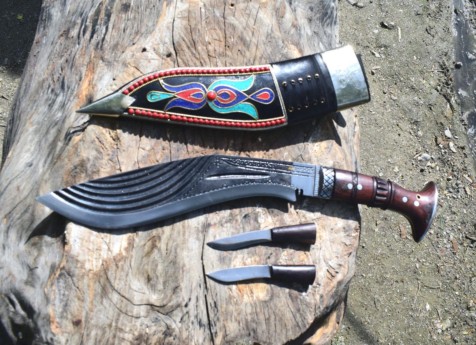 Hand Forged in Nepal/gurkha Issue Traditional Using Kukri-kukuri ...