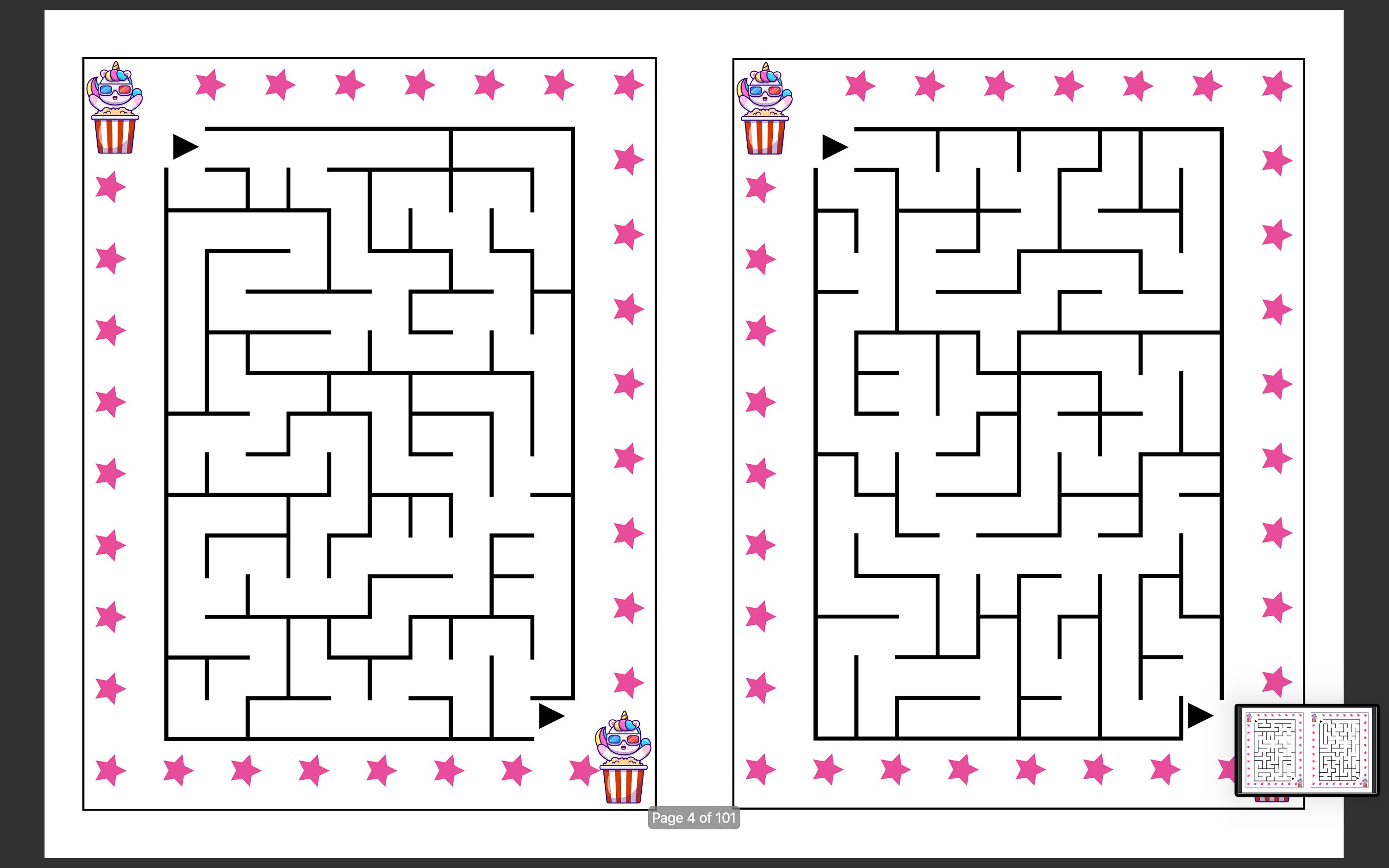 100 Unicorn Maze Activities for Kids - Etsy