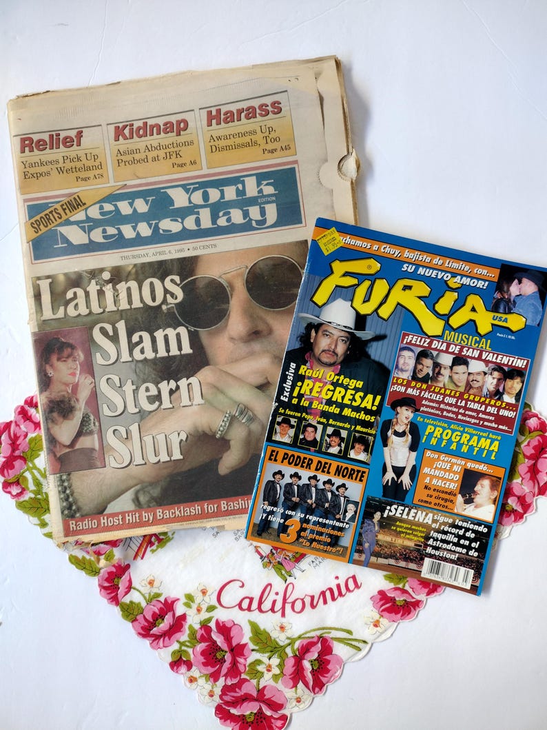 Vintage Selena Quintanilla Magazine Furia Selena New York Newsday 1995 ...