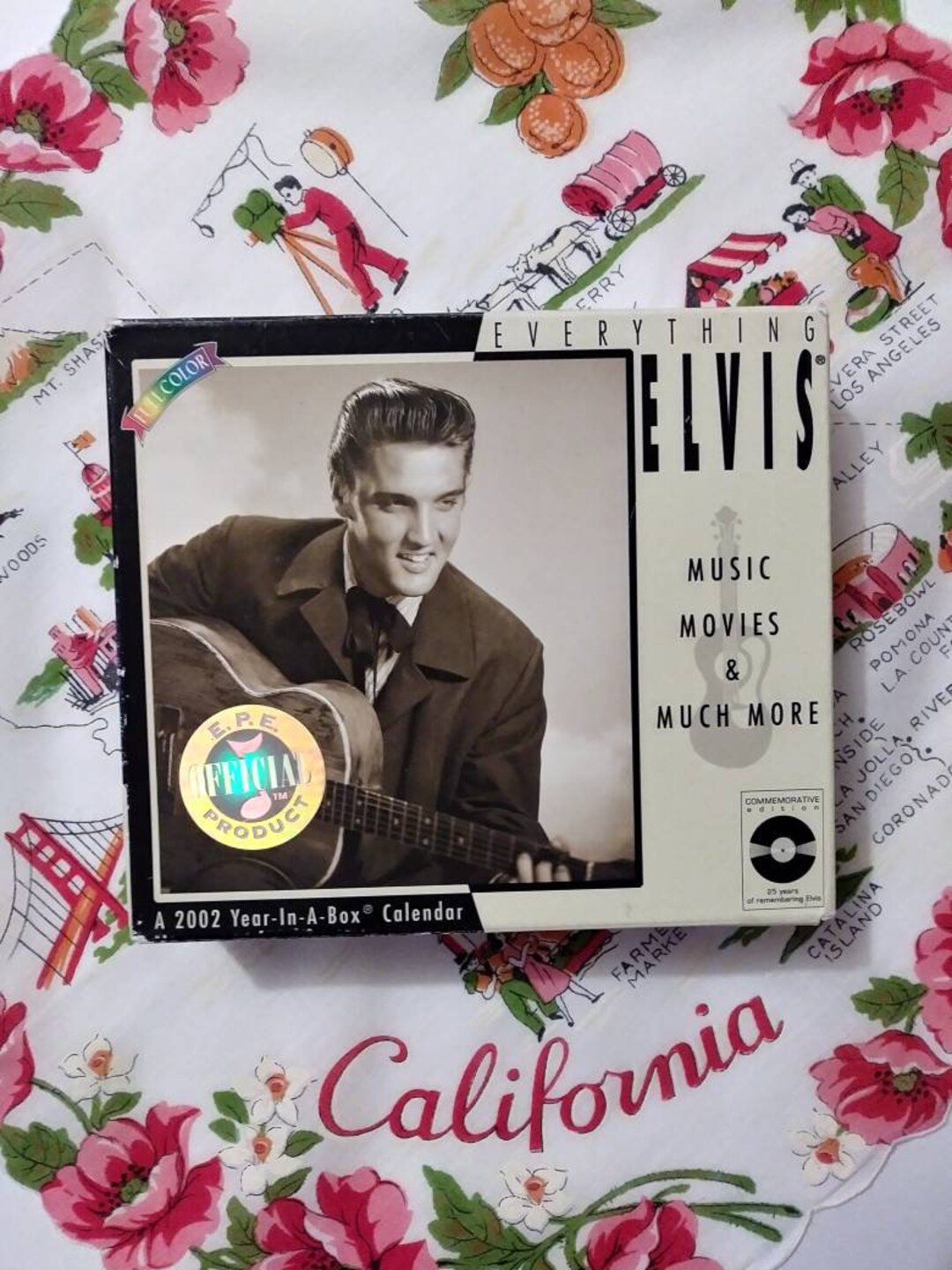 Vintage Elvis Presley Desk Calendar 2002 Vintage Elvis Desk - Etsy