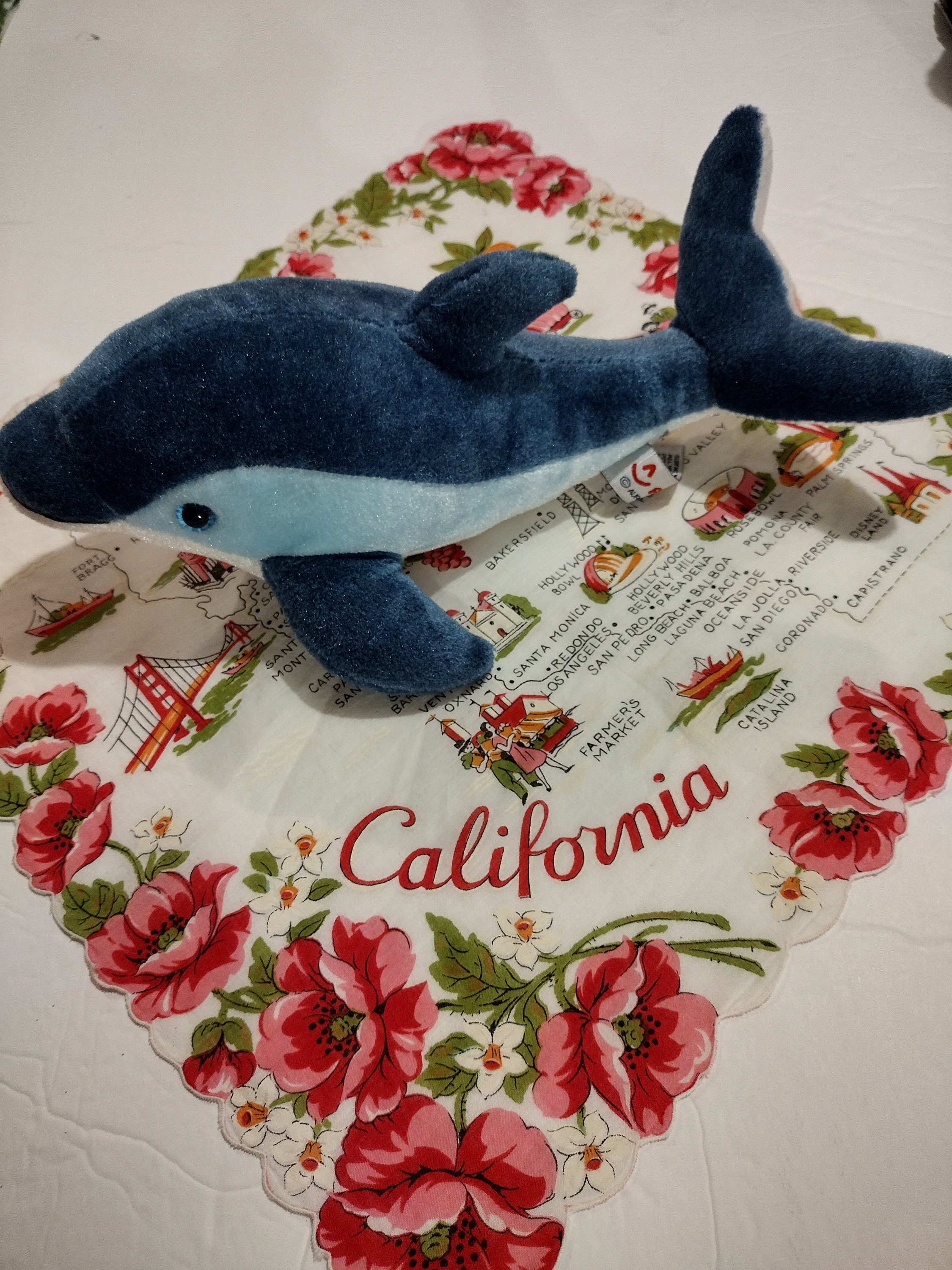 Vintage Florida Whale Plush Toy HTF Mint Stuffed Animal - Etsy