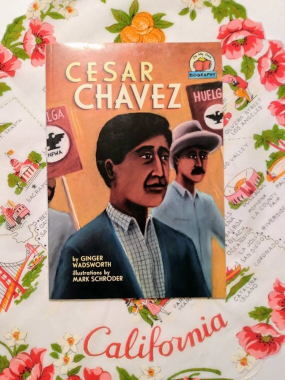 Vintage Children's Cesar Chavez book English | Etsy