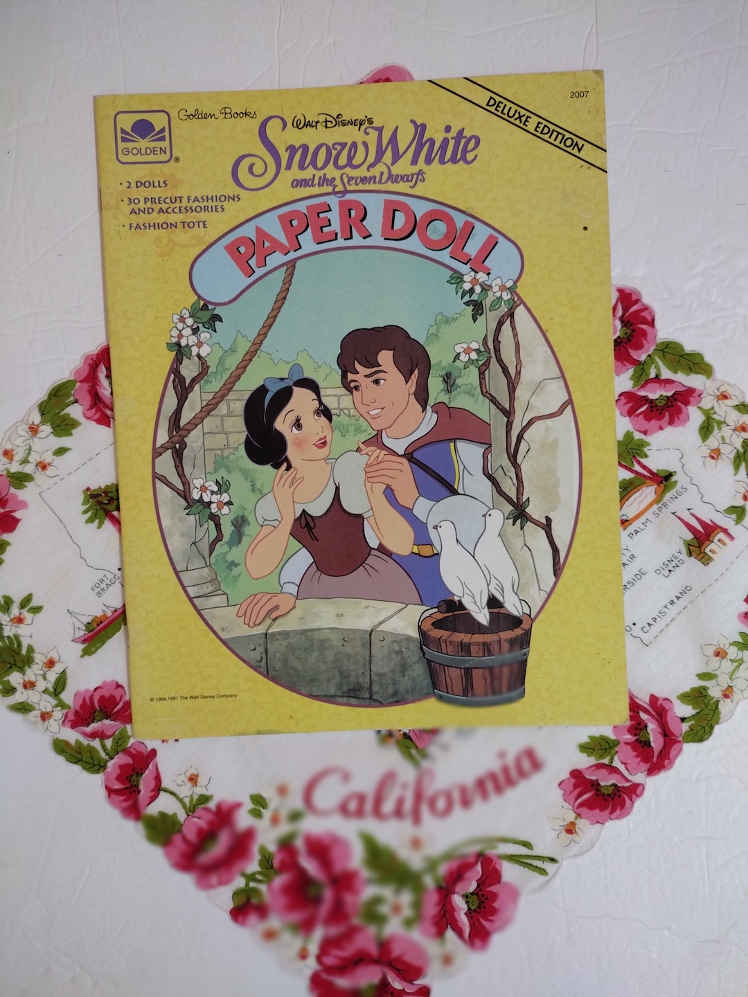 Snow White Paperdoll Book @ Goldenstatevintageca - Etsy
