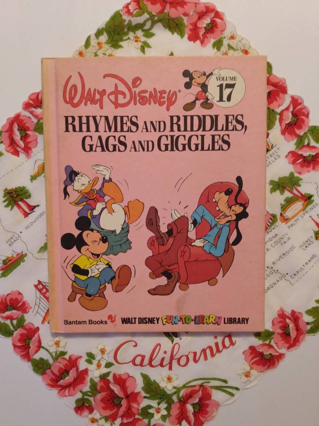 Vintage Walt Disney Book Rhymes and Riddles Book Beginning - Etsy