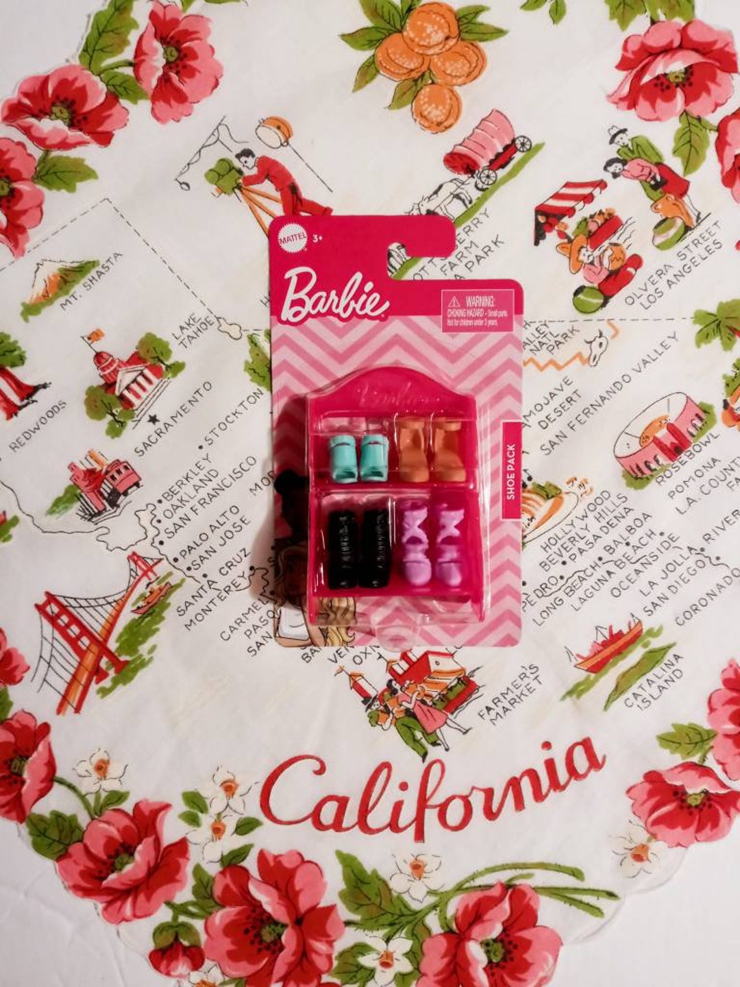 Barbie Doll Shoe Rack With Shoes New! Goldenstatevintageca - Etsy