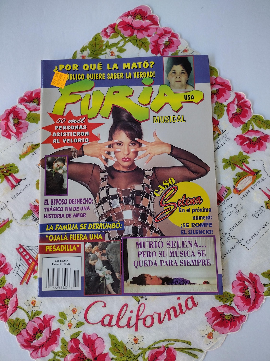 Vintage Selena Quintanilla Magazine Furia Spanish Selena 1995 Magazine ...