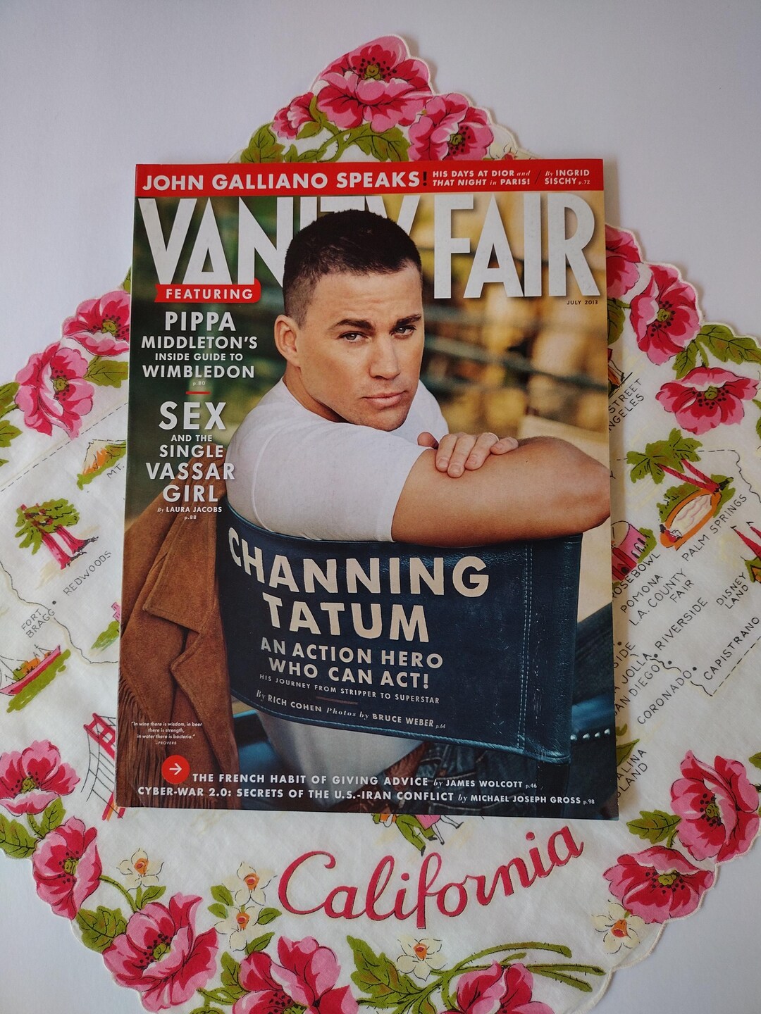 Vintage Vanity Fair Magazine Channing Tatum Magazine #2 - Etsy