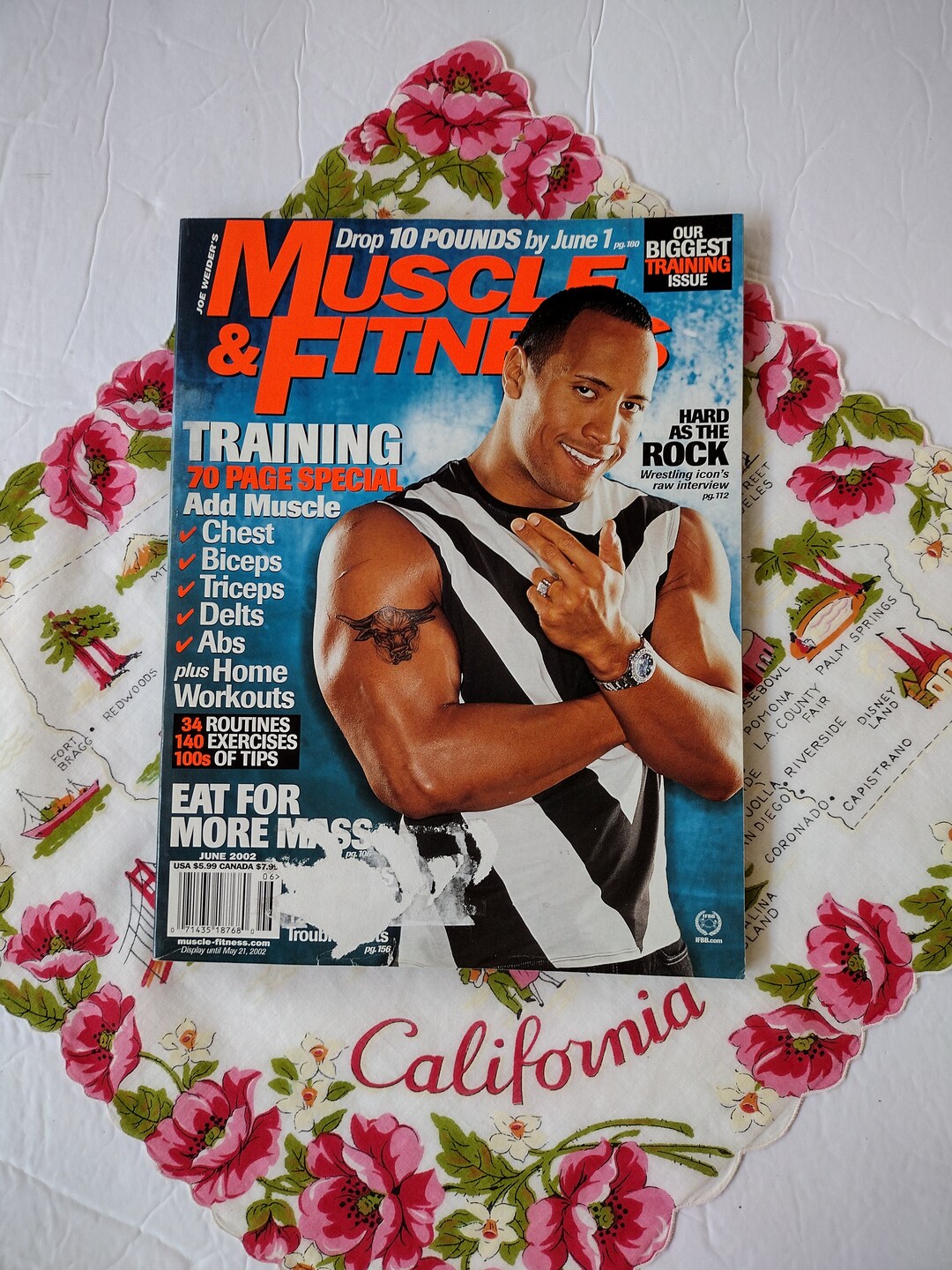 Vintage Muscle & Fitness Magazine 2002 Bodybuilding Magazine - Etsy