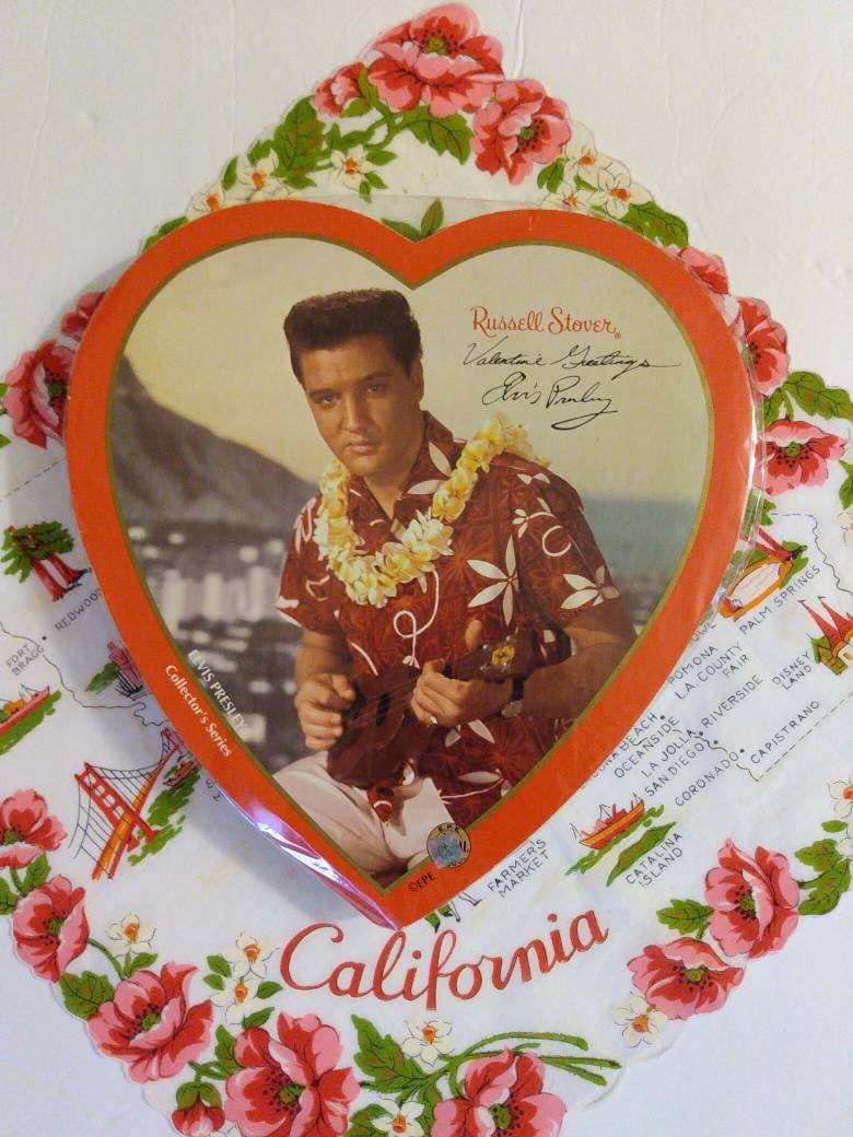 Vintage Elvis Presley Valentine's Day Box of Chocolates | Etsy