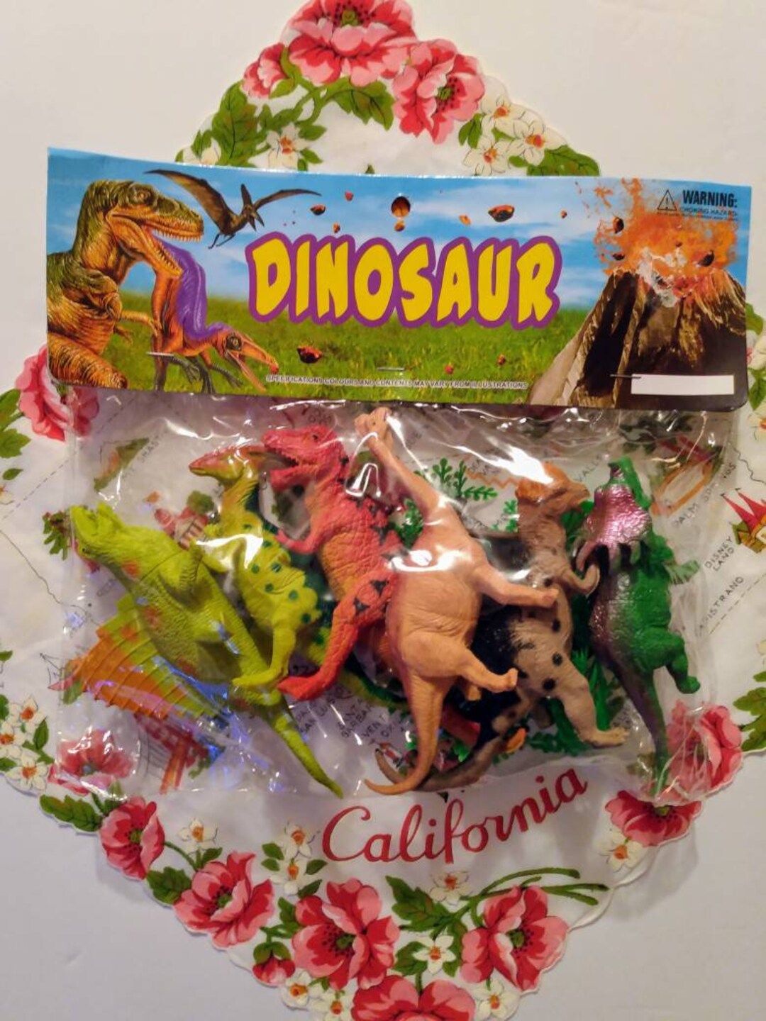 Vintage Dinosaur Figures Pack of Dinosaurs Assortment of Colors New in ...