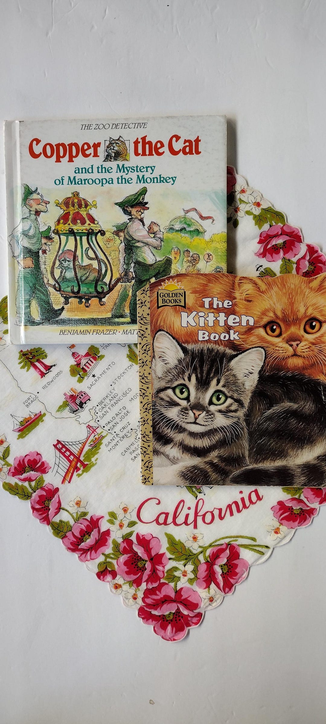 Vintage Children's Book Lot Copper the Cat the Kitten Book - Etsy