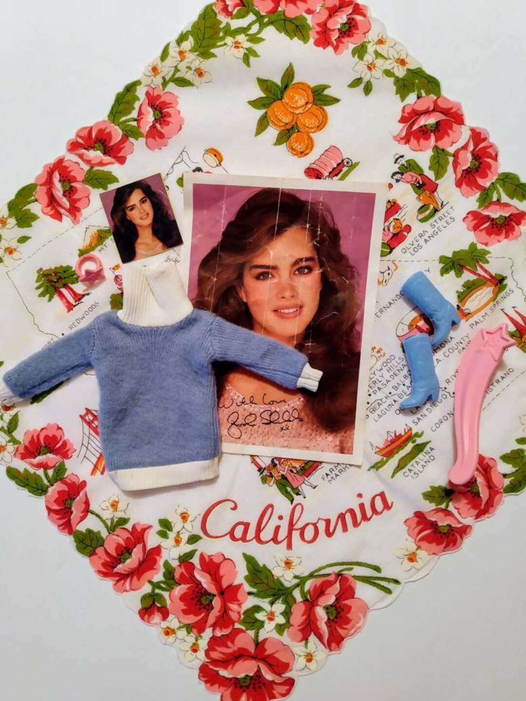 Vintage Barbie Brooke Shields Dress Vintage 1980s Turtle Neck Pullover ...