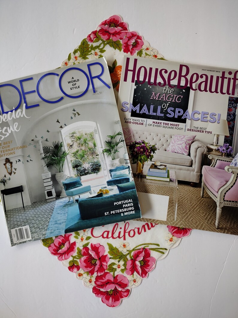 Vintage Elle Decor Magazines Interior Design Magazines House Beautiful ...