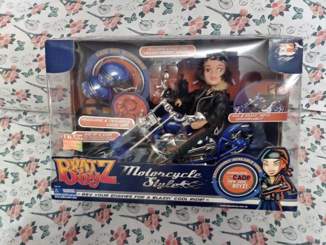 Vintage Bratz Boyz Motorcycle Style Cade Doll NIB Bratz HTF Collector's ...