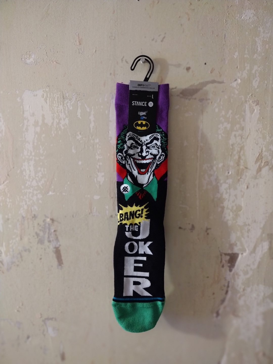 Men's DC Comics Joker Socks Unisex Batman and Robin Socks - Etsy
