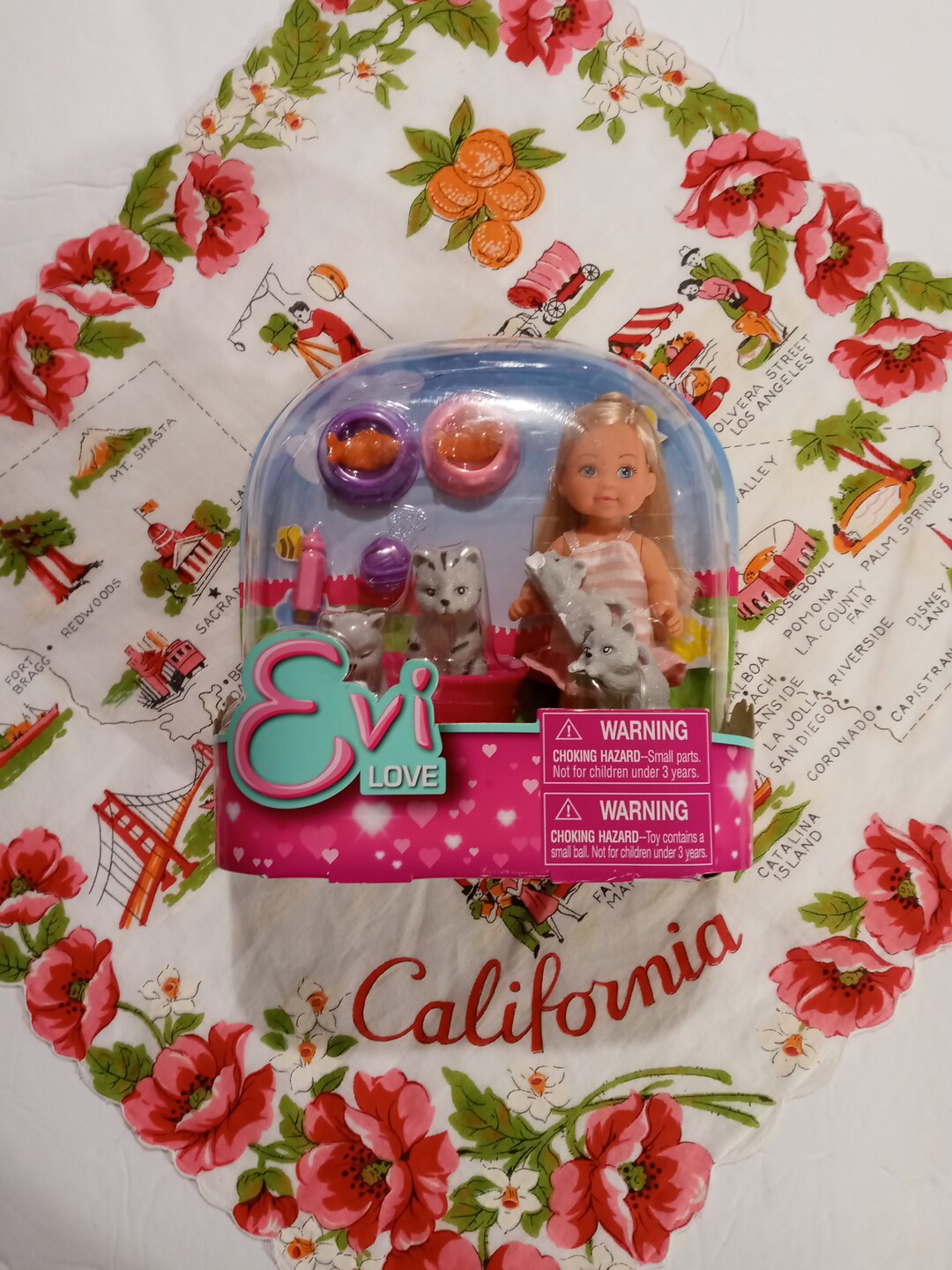 Barbie Friends Kelly Clone Cat Sitter Doll With Mom Cat and Kittens New ...