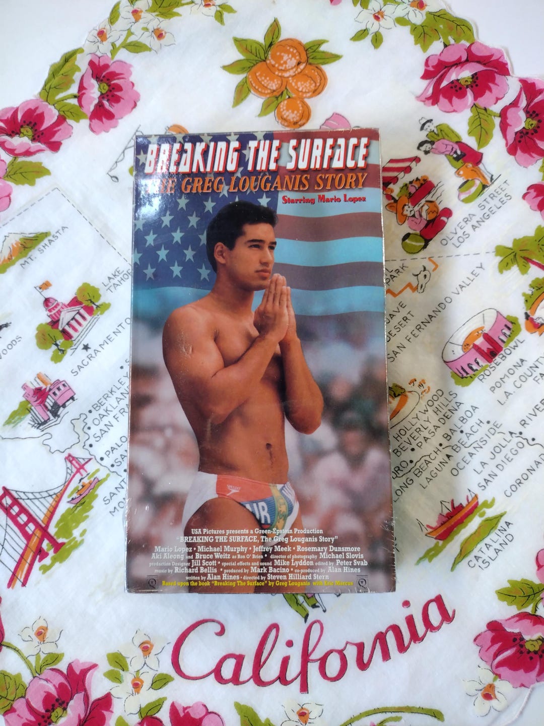 Vintage Breaking the Surface VHS Mario Lopez VHS Movie the Greg Louganis Story - Etsy