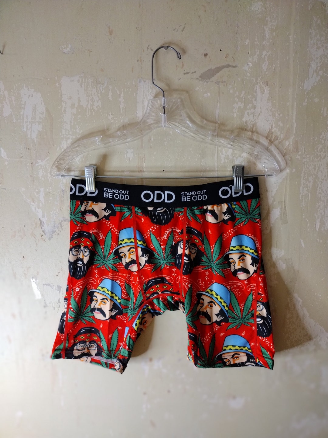 Men's Cheech and Chong Boxers Large Boxer Briefs 420 Boxers Red Boxers ...