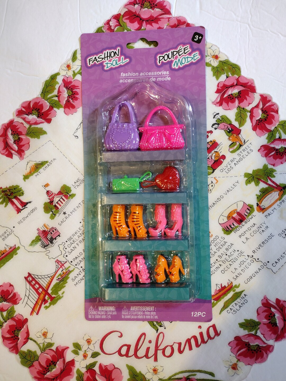 Barbie Doll Shoe Rack With Shoes and Purses Barbie Clone Shoes New ...