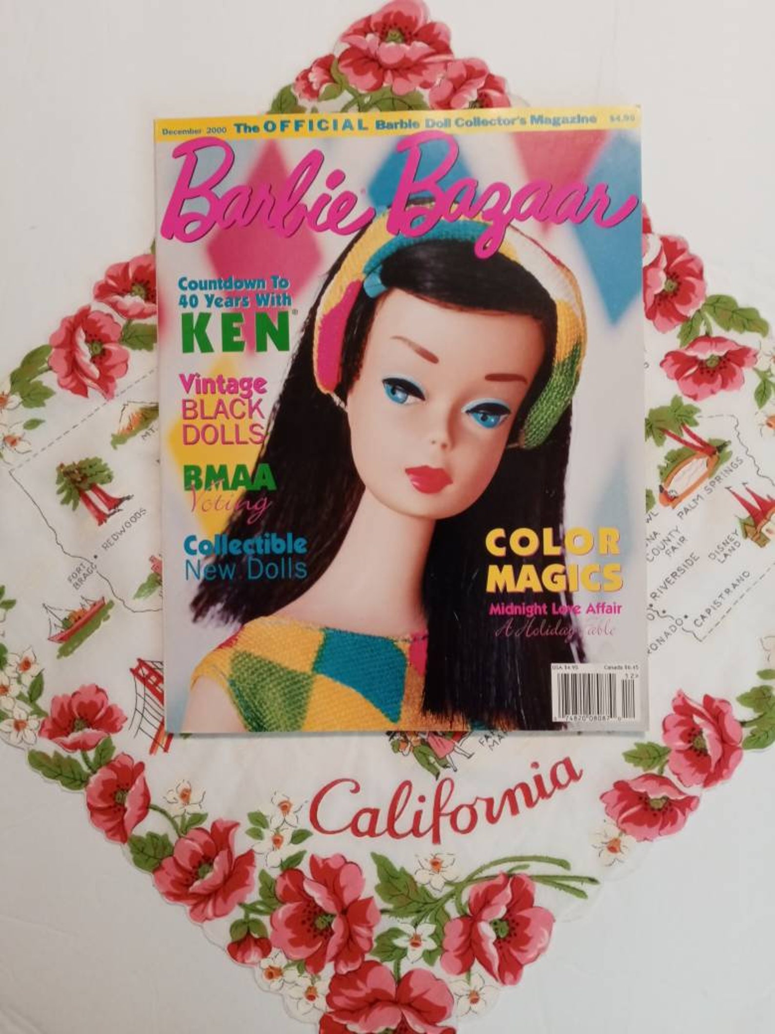 Vintage Barbie Bazaar Magazine Color Magic Barbie Doll Cover - Etsy