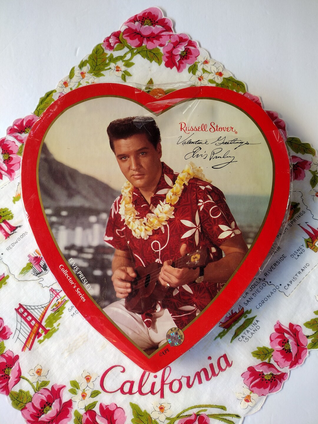 Vintage Elvis Presley Valentine's Day Box of Chocolates Sealed Large ...