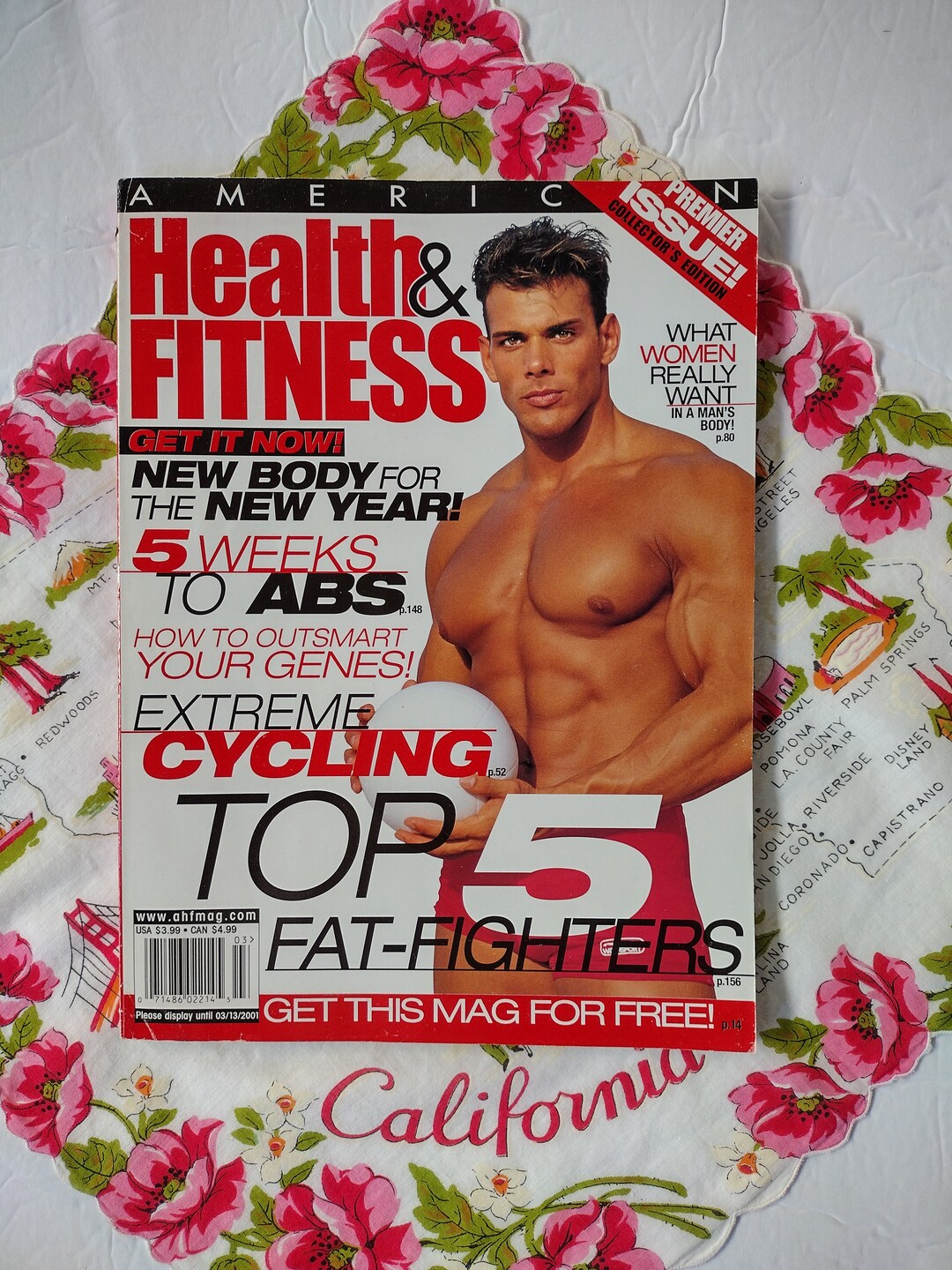 Vintage Health and Fitness Magazine Bodybuilding Magazine 2001 Frank ...