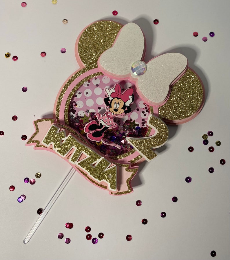 Minnie Inspired Caketopper Minnie Caketopper Cake Topper - Etsy
