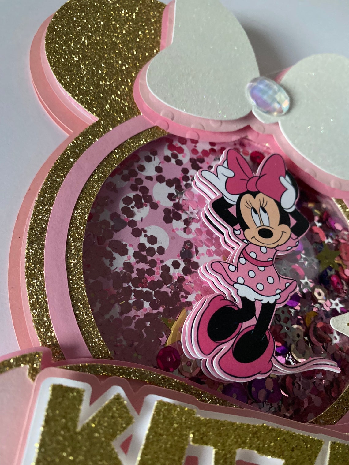 Minnie Inspired Caketopper Minnie Caketopper Cake Topper | Etsy