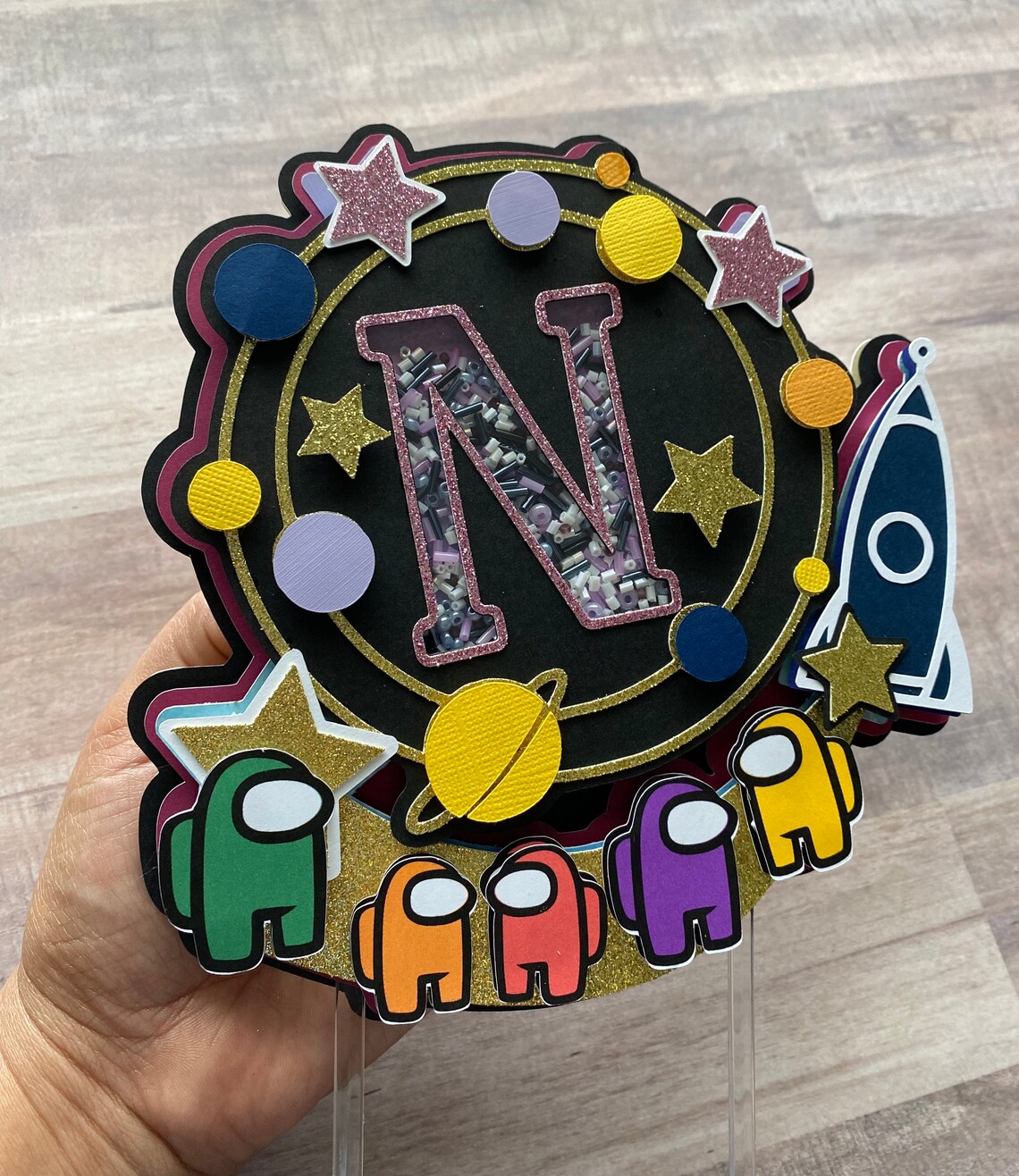 Among Us Inspired Cake Topper Among Us Cake Topper Among Us - Etsy Canada