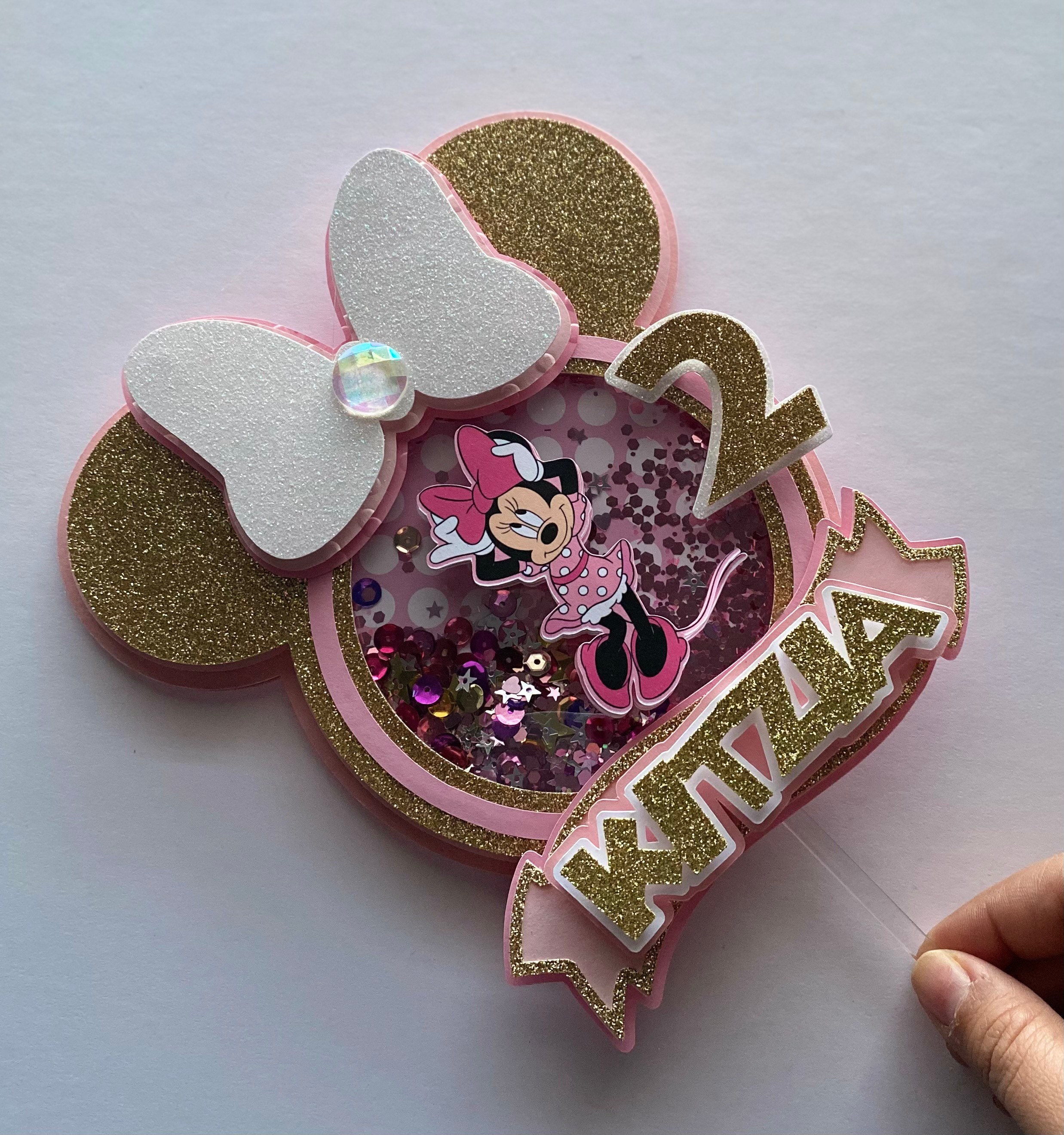 Minnie Inspired Caketopper Minnie Caketopper Cake Topper | Etsy