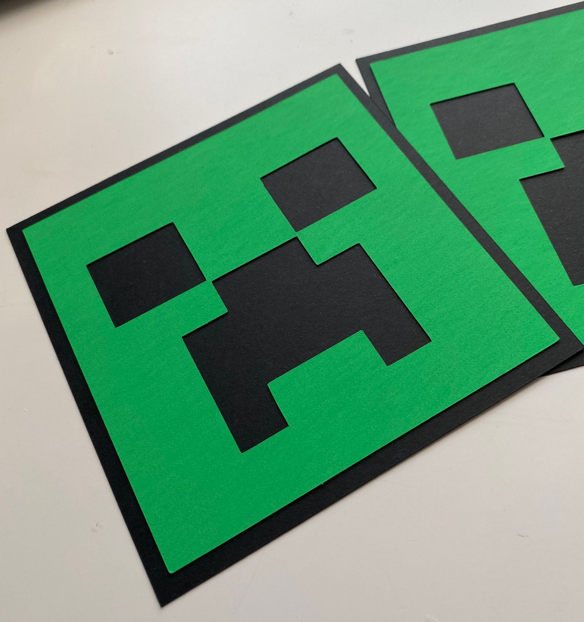 Minecraft Birthday Banner Kids Decor Minecraft Creeper TNT - Etsy
