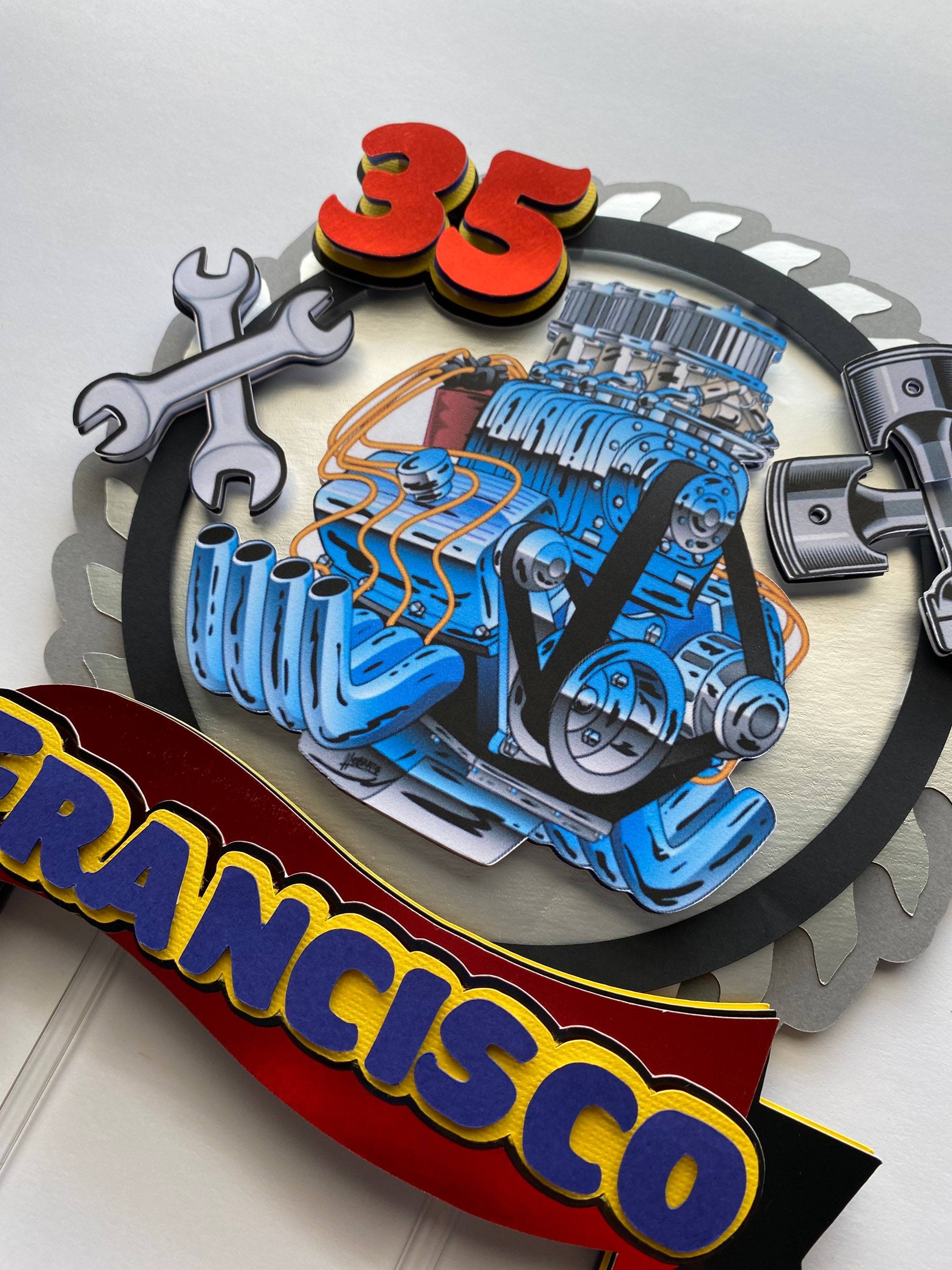 Mechanic Caketopper Caketopper - Etsy