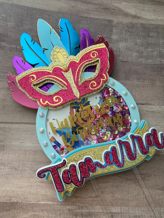 Carnaval Cake Topper Carnaval Birthdays Carnival Birthday - Etsy