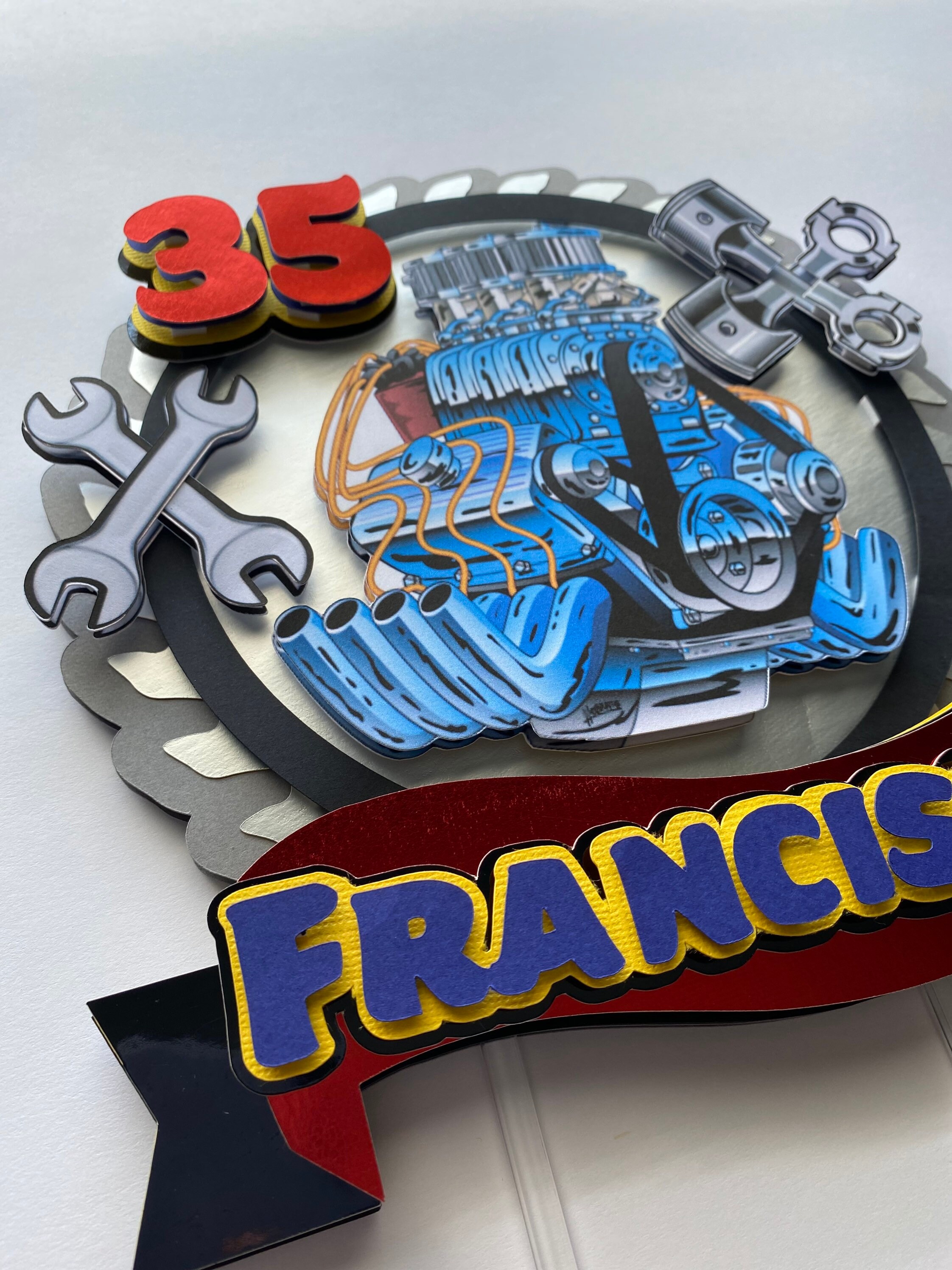 Mechanic Caketopper Caketopper - Etsy